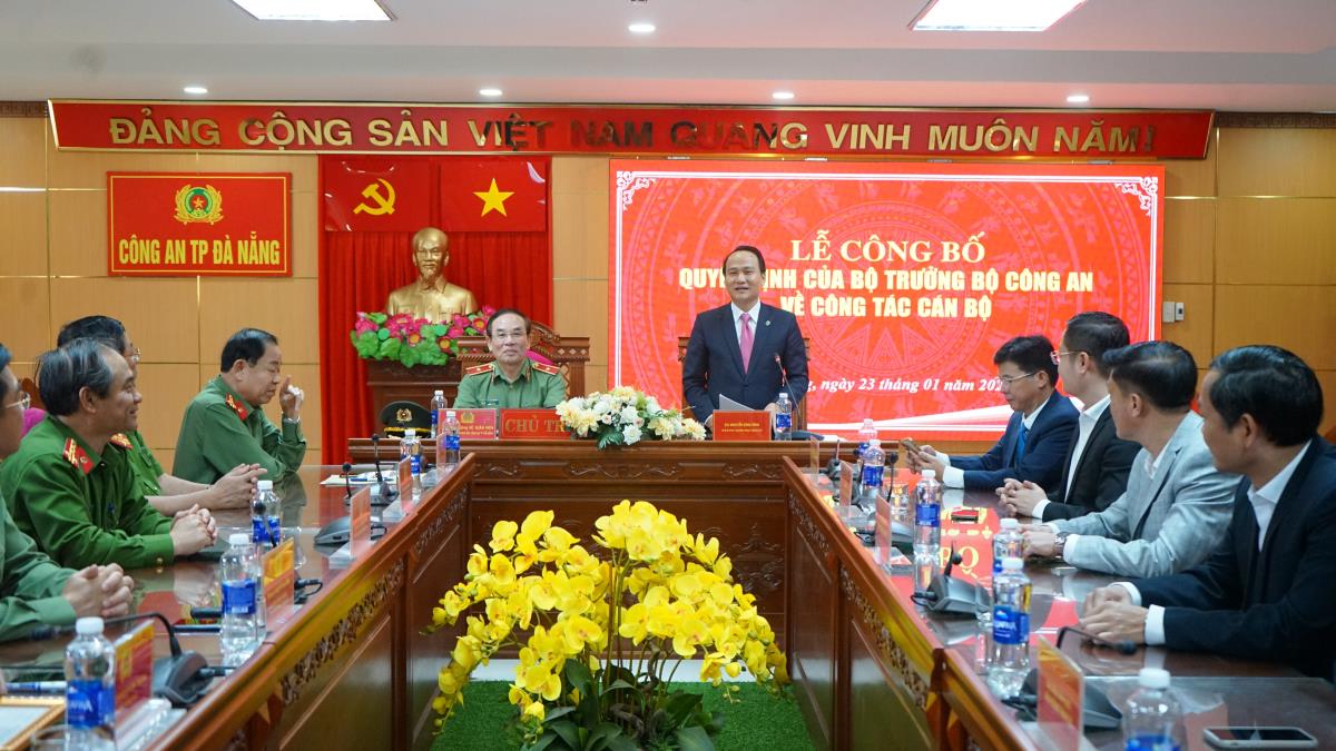 Bổ nhiệm Trung tá Nguyễn Kim Trung làm Phó Giám đốc Công an TP. Đà Nẵng