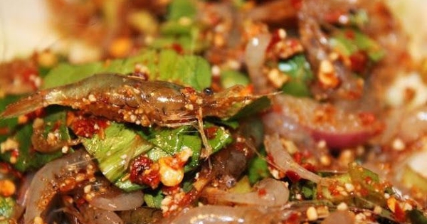 Thưởng thức Goong ten – Món gỏi “nhảy múa” trong miệng của người Thái Lan
